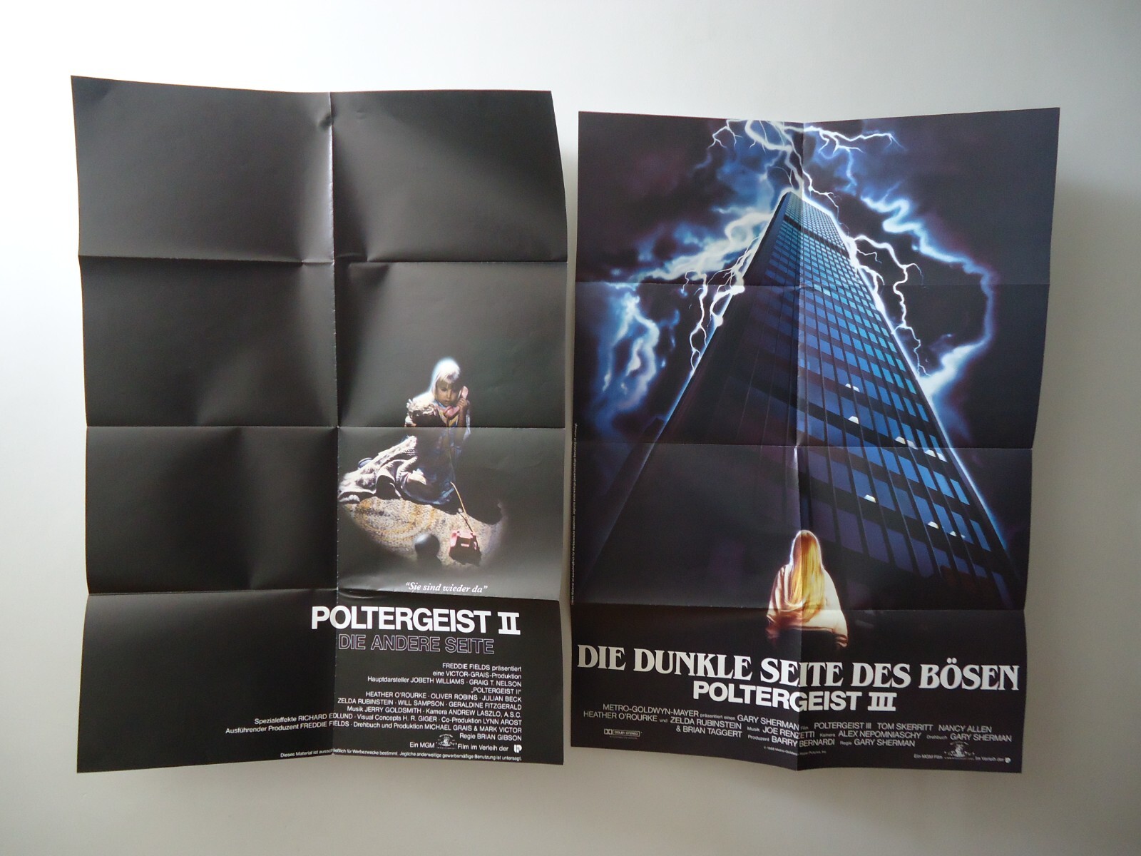 POLTERGEIST 1+2+3/ U18M/3 german posters | eBay