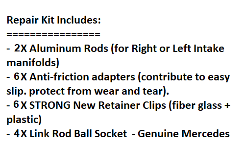 OM642 - Mercedes Intake Manifold Runner Connecting Rod Sensor Diesel 3 ...