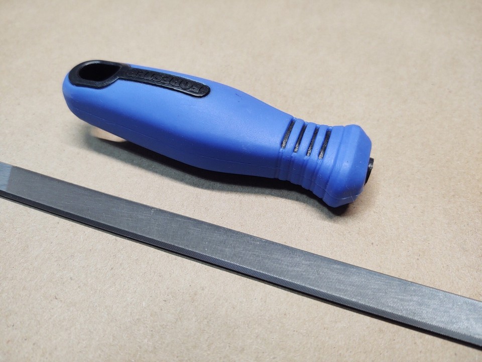 PFERD 7" Double Bevel Flat Chisel Bit Square Chisel Chainsaw File ...