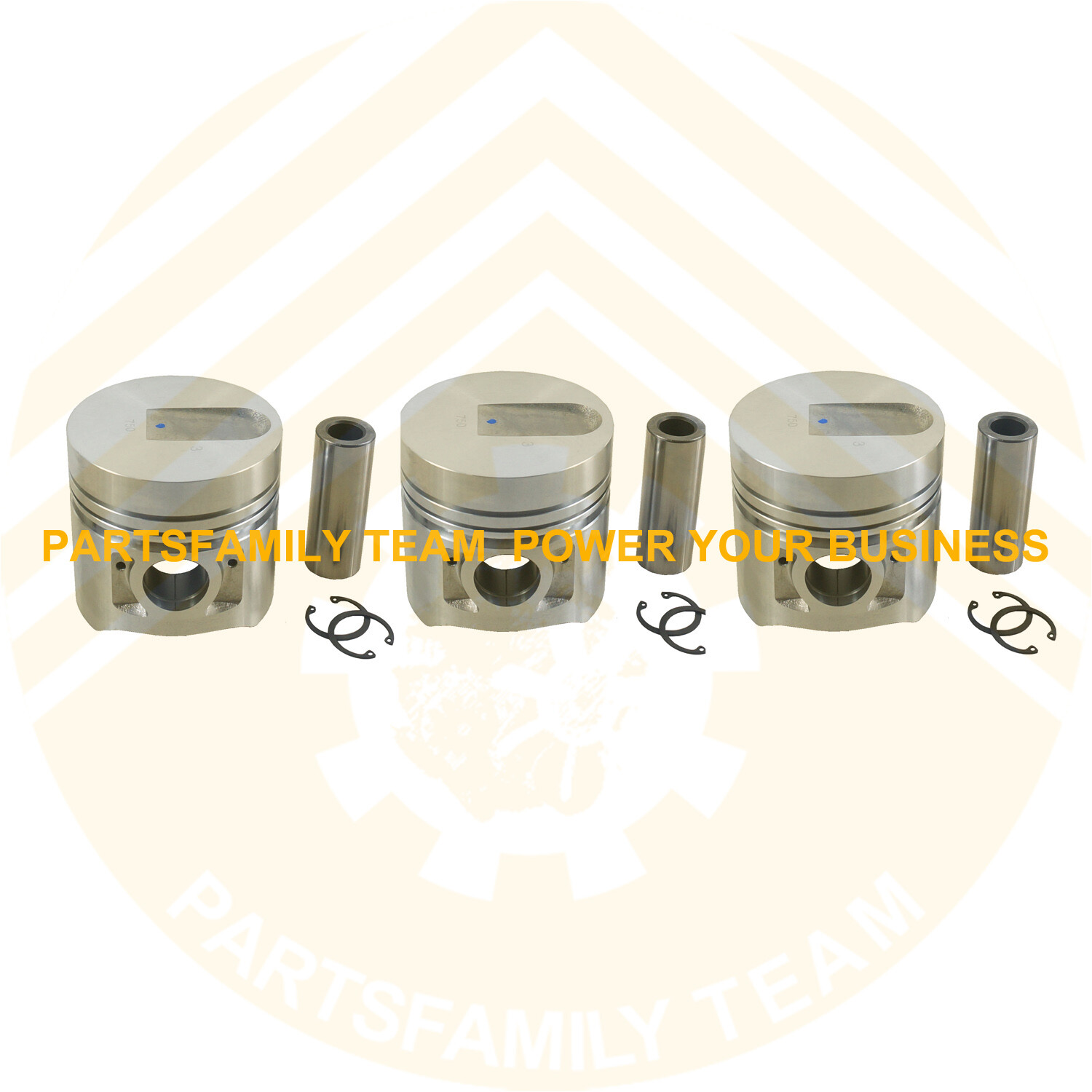 Engine Piston Kit for Mitsubishi S3E S3E9 Diesel WS200A Wheel Loader ...