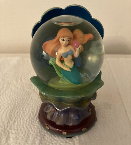 Disney Store The Little Mermaid Ariel - Clam Shell 3 1/2" Mini Snow ...