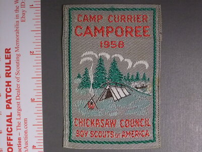 Boy Scout Camp Currier Chickasaw Council 6784LL | eBay