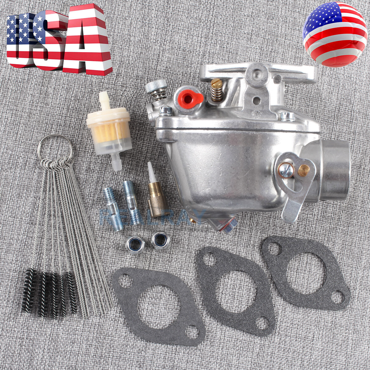 C113 GAS Engine Carburetor For IH-Farmall Tractor A AV B BN C Super A ...