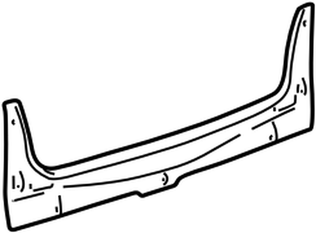 Lexus TOYOTA OEM 04-06 ES330 Interior-Rear-Lower Trim Panel 5838733080 ...