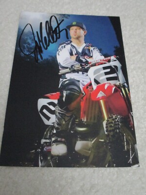 JEREMY MCGRATH Signed 4x6 Photo MOTOCROSS SUPERCROSS AUTOGRAPH | eBay