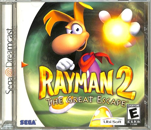Rayman 2: The Great Escape (1999) Sega Dreamcast Disc in Original Case ...
