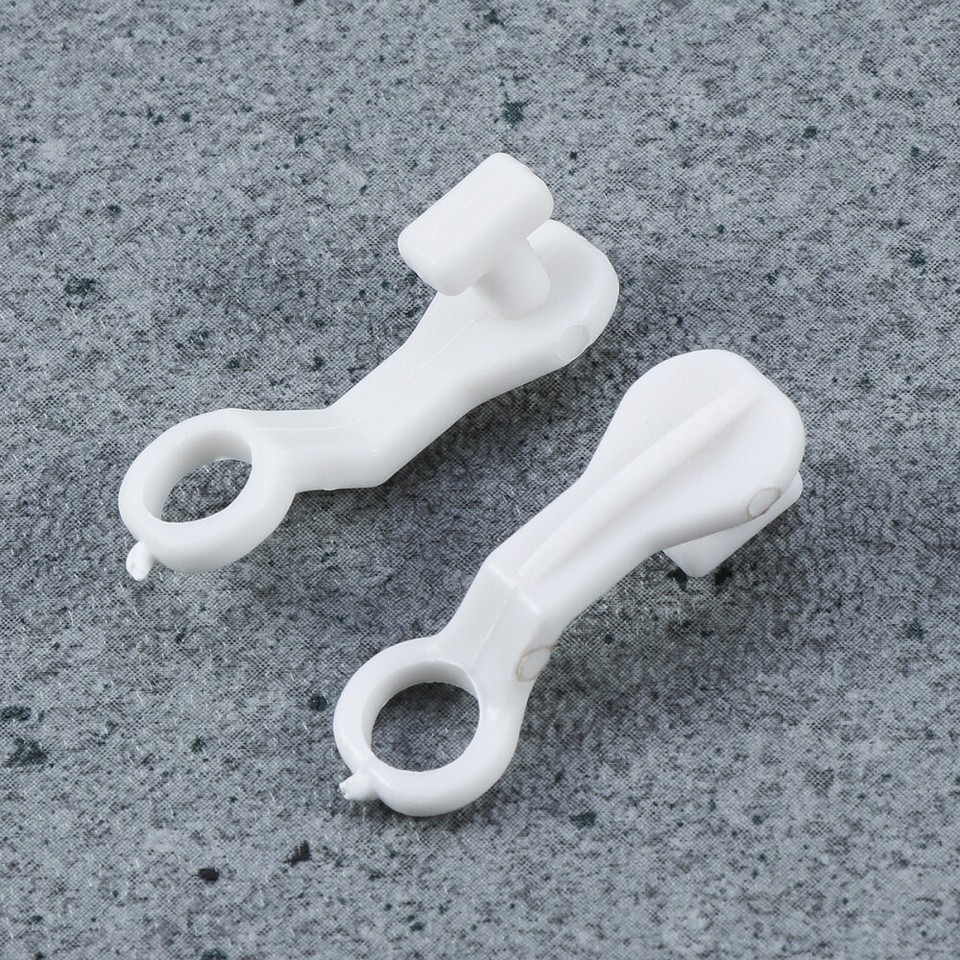 50Pcs Rod Slides Curtain Rail Track Gliders Hook for Window Door Shower ...