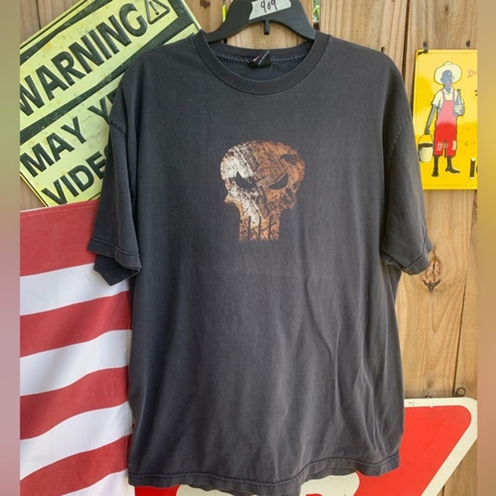 Vintage The Punisher Mad engine Marvel T-shirt Size XL - Gem