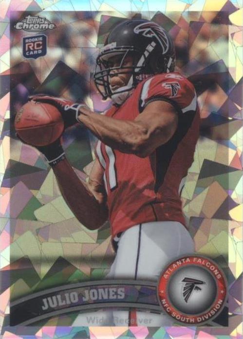 2011 Topps Chrome - Julio Jones #131 Crystal Atomic Refractor /139 (RC ...