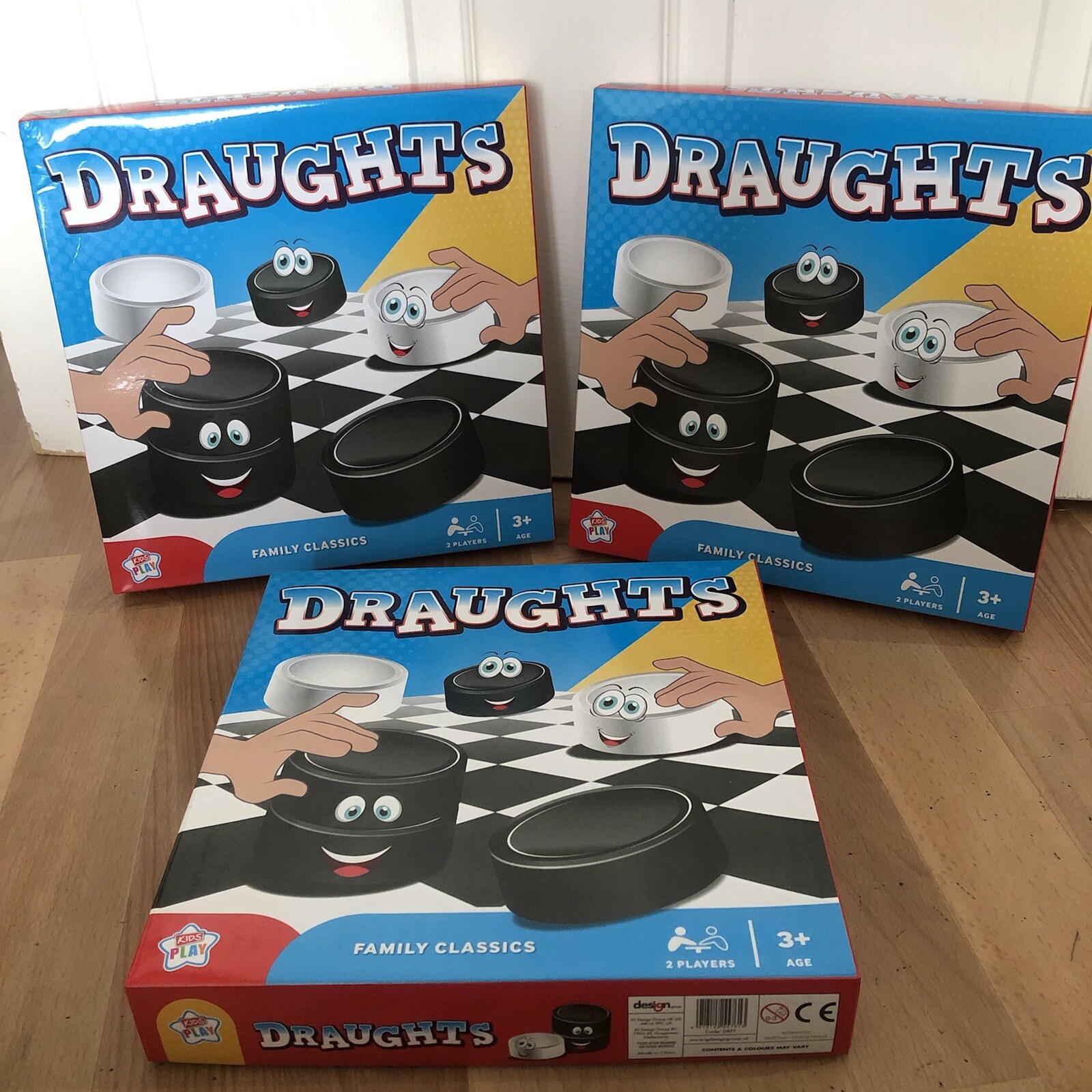 Draught, board game, Family Classic , Kids Play, Brand New , Uk Stock ...