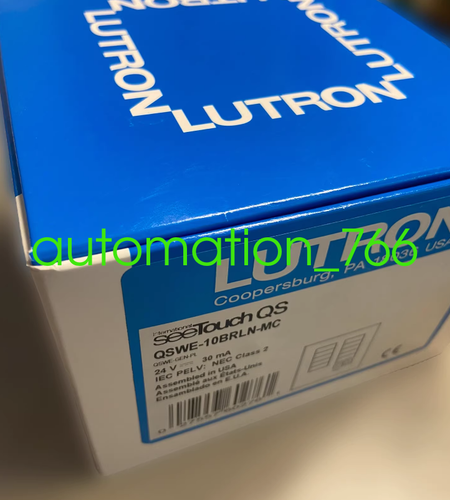 1PCS LUTRON QSWE-10BRLN-MC Brand new 10-key panel shipping Via Fedex or ...