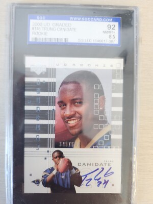2000 UD GRADED ROOKIE "TRUNG CANIDATE" AUTO 345/500 GRADED SGC 92 | eBay