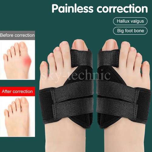 Toe Splint Corrector Strap Orthopedic Hallux Valgus Bunion Straightener ...