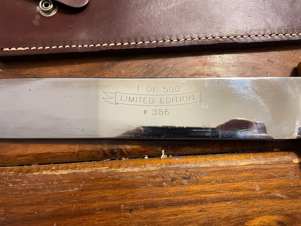 Vintage Blackjack Texas Bowie Knife 1 of 500 Limited Edition W/ Box ...