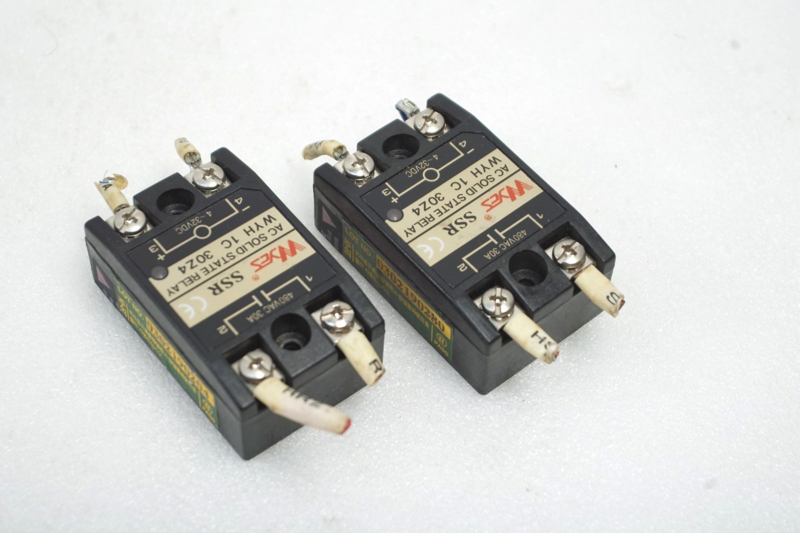 WYES SSR AC SOLID STATE RELAY WYH 1C 30Z4 LOT OF 2 FREE SHIP | eBay