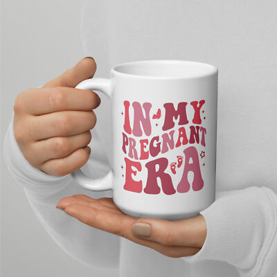 In My Pregnancy Era 15oz Mug, Pregnancy Announcement Mug, New Mom Gift ...