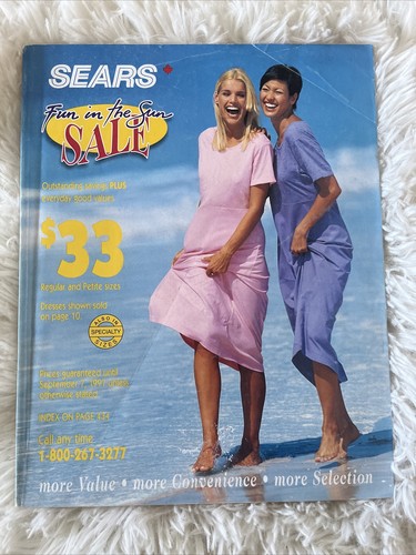 Vintage 1997 Sears Fun In Sun Sale Catalog Fashion Electronics ...