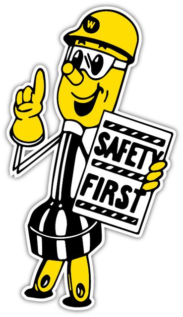 Willie Wirehand Safety Electrician Power Vinyl Sticker Decal Toolbox ...