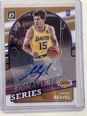 Austin Reaves Reeves 2021-22 Donruss Optic Signature Series Auto RC LA ...