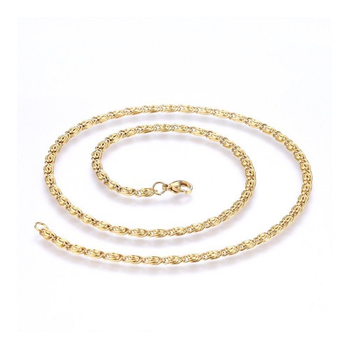 304 Stainless Steel Lumachina Chain Necklaces Gold Silver 19.68" 50cm ...