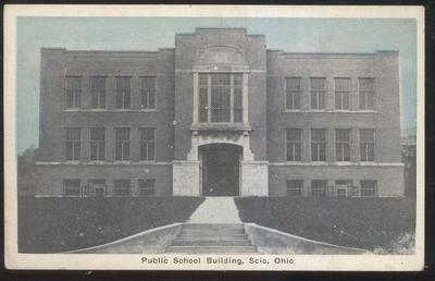 Postcard SCIO Ohio/OH Public School Campus Building view 1910's | eBay