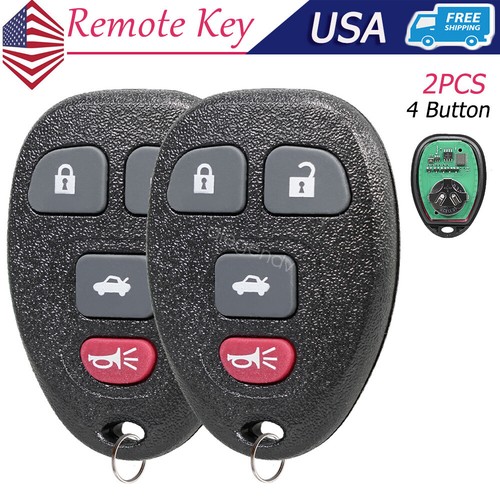 2 For 2008 2009 2010 2011 2012 Chevrolet Malibu - Keyless Remote Car ...