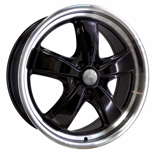 20x8 FUCHS Replica Wheels Rims Euro 5x112 Gloss Black VW AUDI A4 BENZ ...