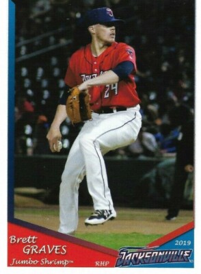 2019 Jacksonville Jumbo Shrimp Brett Graves Miami Marlins | eBay