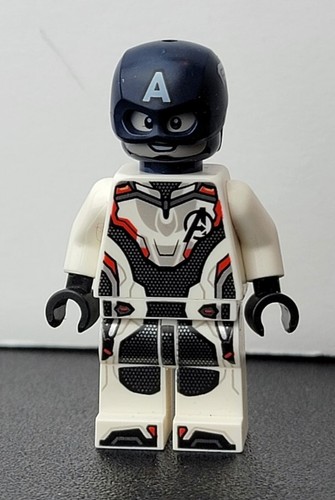 LEGO Super Heroes Captain America Minifigure White Jumpsuit Avengers 76123 sh560 | eBay