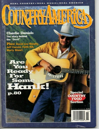 Country America Magazine Oct/Nov 1996 Hank Williams Jr David Lee Murphy ...