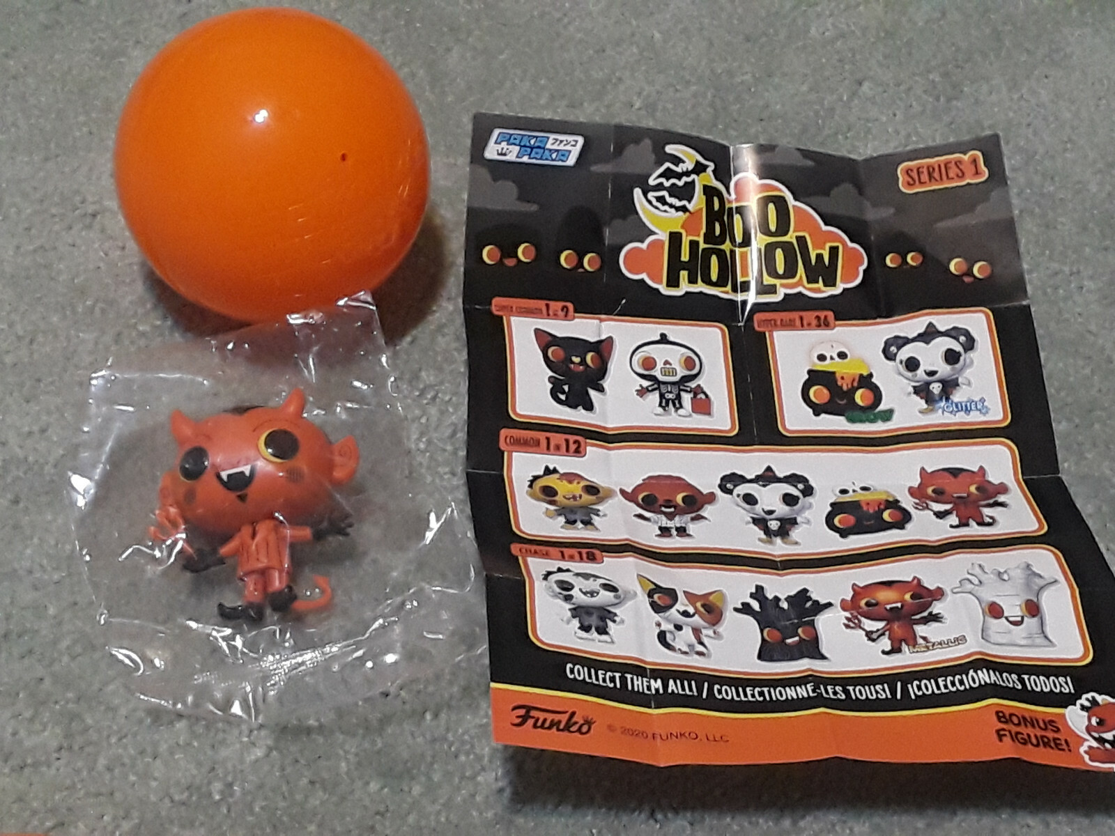 NEW OPEN BOO HOLLOW "SCRATCH" DEVIL VINYL FIGURE - COMMON 1 IN 12 PAKA ...