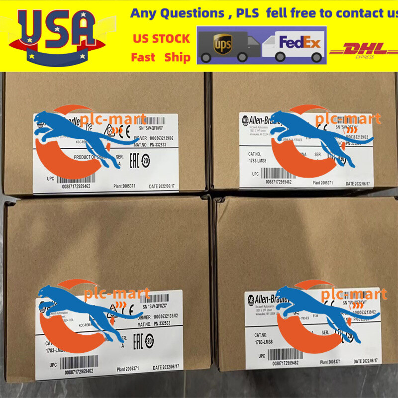 New Sealed Allen Bradley 1783-LMS8 Stratix 2500 8-Port Managed Switch ...