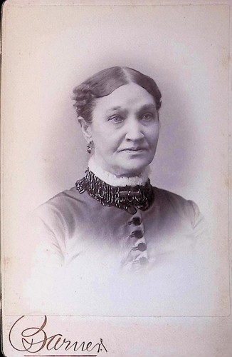 Barner & Henning Cabinet Card Portrait Beaded Collar 1880s Galena ...