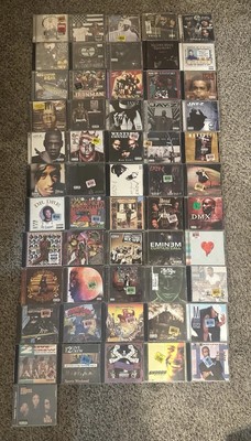 Lot Of 56 Hip-Hop R&B Rap CDs - Wu-Tang 2Pac Biggie Snoop Dogg Dr. Dre ...