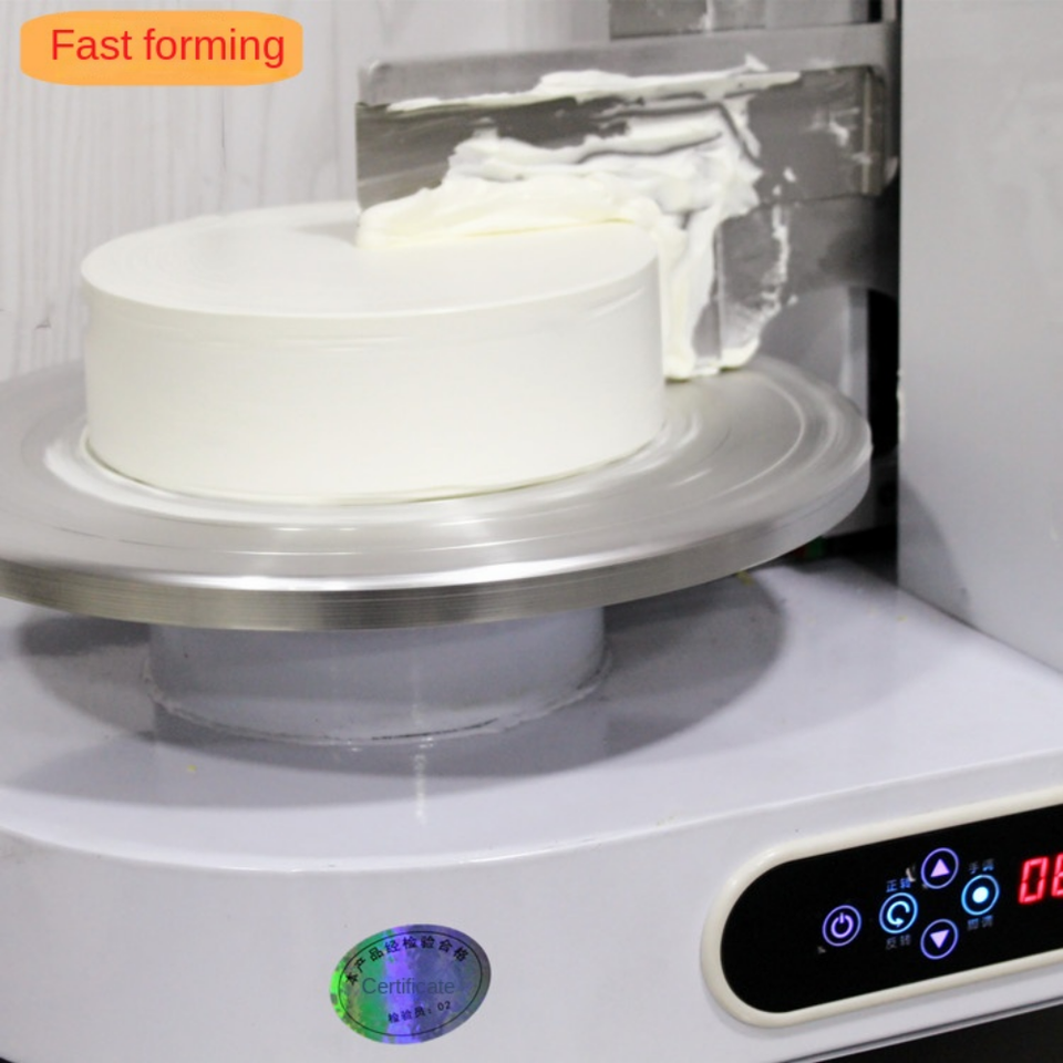 4-18 inch Automatic Cake Cream Coating Spreader Machine Cream Icing ...