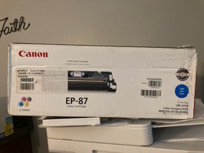 Genuine Canon Toner EP-87 Cyan Laser Cartridge for imageCLASS new in ...