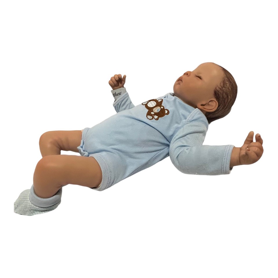 Ashton Drake Sweet Dreams Baby Matthew Doll 20" So Truly Real Waltraud ...