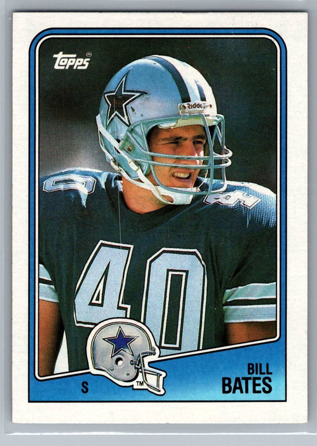 1988 TOPPS CARD # 269 Bill Bates - Dallas Cowboys | eBay