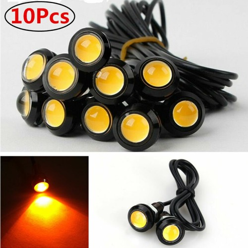 10Pcs 10W Eagle Eye Car DRL Daytime Running Backup Tail COB Light Bulb ...