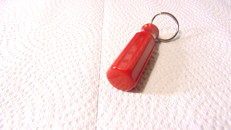 Sears CRAFTSMAN USA Nos Red Handle Keychain Extremely Rare Screwdriver ...