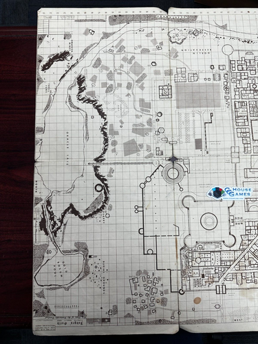 1976 Judges Guild City State of the Invincible Overlord Map Vintage #A ...