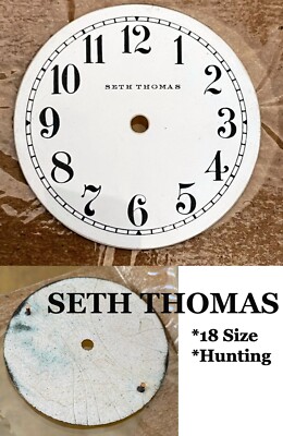SETH THOMAS DIAL 18 Size Hunting Model New/Old Stock Dial 1890 | eBay