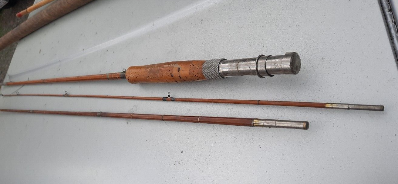 Vintage Montague Sunbeam Split bamboo Fly Rod | eBay
