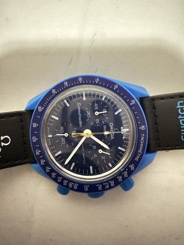 New Swatch x Omega Bioceramic Moonswatch Mission To Neptune Watch ...