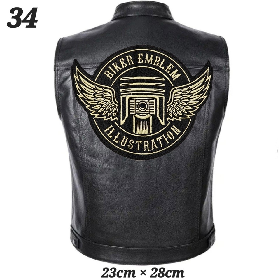 Flicken zum Aufnäher Aufbügler Patch Biker Motorrad Custom Kutte Rücken ...