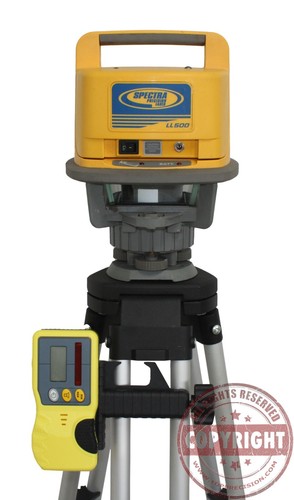 SPECTRA PRECISION LL500 ROTARY LASER LEVEL, TRANSIT, LASERPLANE,TOPCON ...