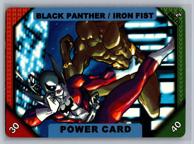 Marvel ReCharge CCG Black Panther Iron Fist #117/250 Power Card TCG ...