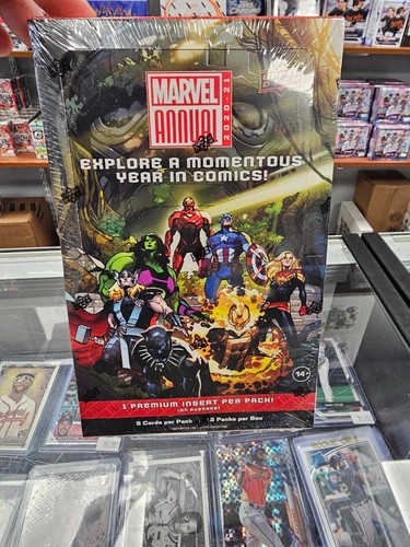 2020 21 UPPER DECK MARVEL ANNUAL FACTORY SEALED HOBBY BOX 16 PACKS | eBay