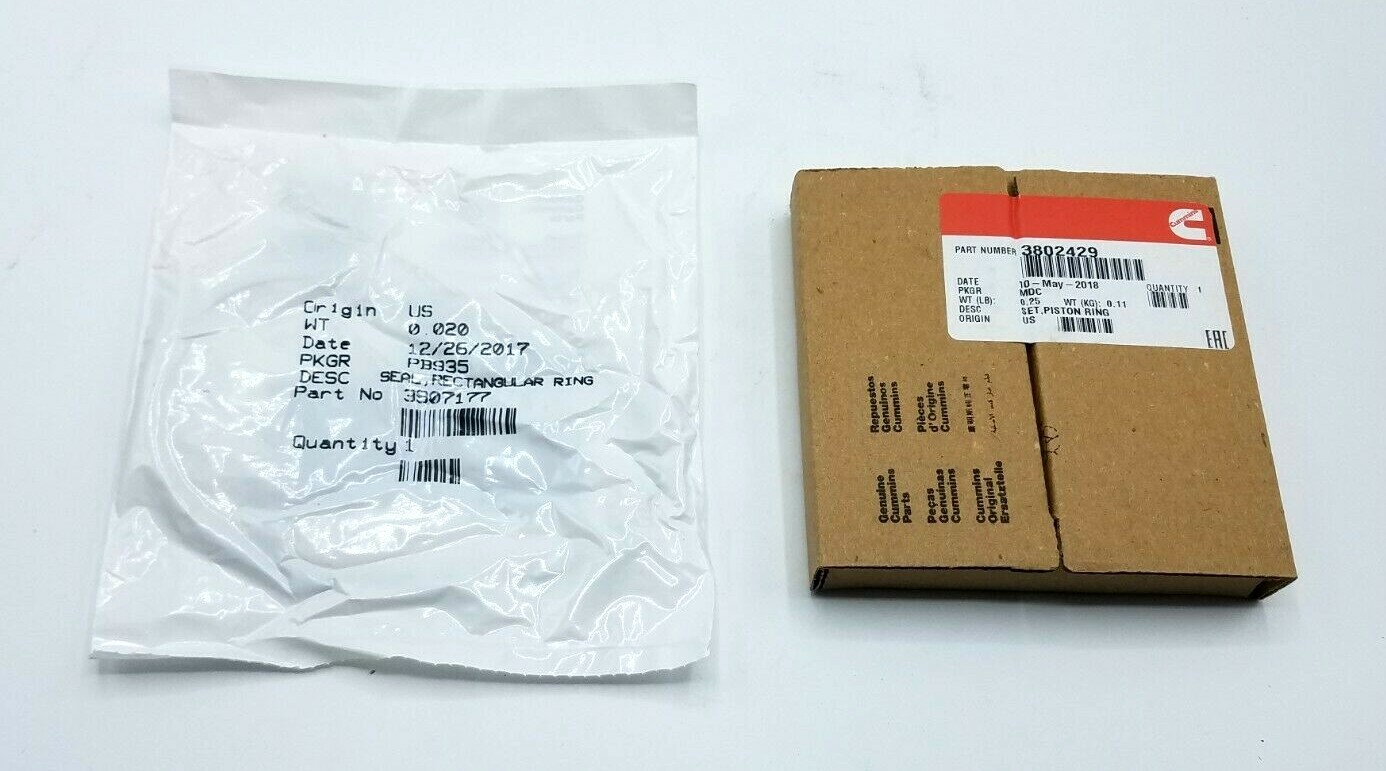 Genuine Cummins 3802660 Cylinder Liner Kit New inc. 3802429 3919937 ...