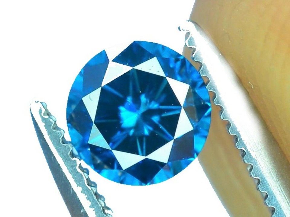 BLUE DIAMOND GEM ROUND CUT SHAPE INDIAN GENUINE FACETED NATURAL MINI TINY SI 2mm | eBay